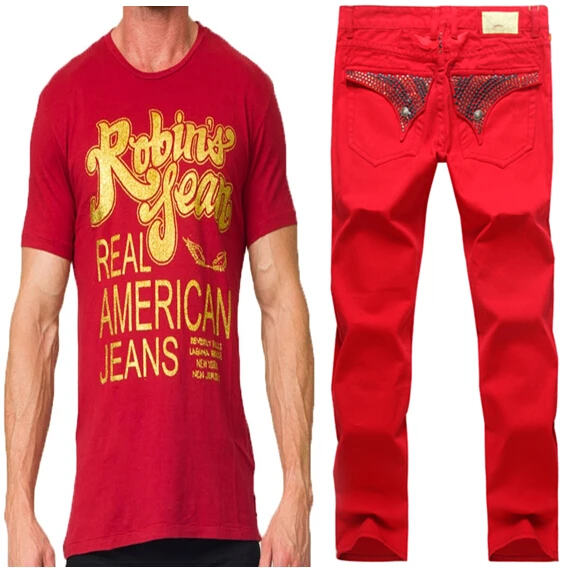 White Robin Jeans Men