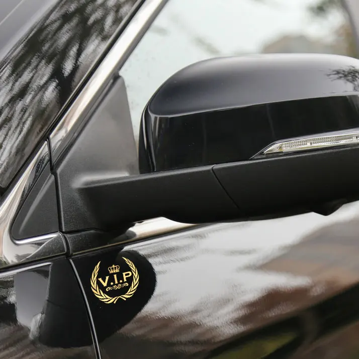 3D Metal Car-Styling VIP Crown Emblem Stickers For Window Decals for ...