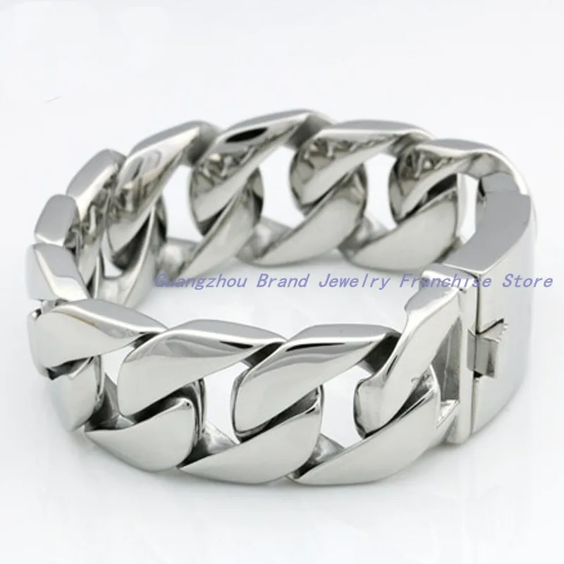 New High-tech Fully Polished Jewelry 316l Stainless Steel Silver Color ...