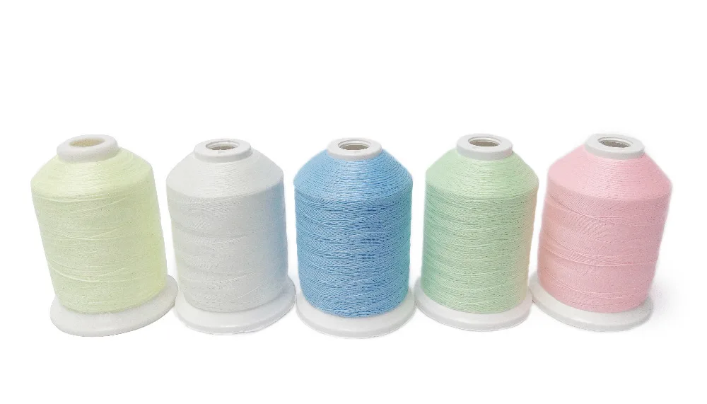 Nylon Luminous Glow in the Dark Embroidery Thread (1 set=20 kits) 1000 ...