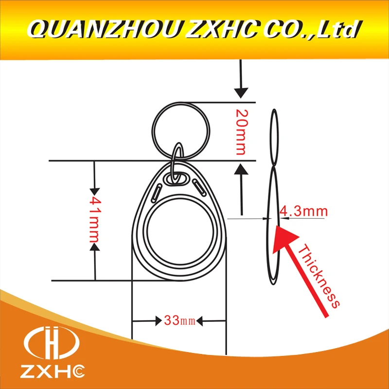 (10Db) 13,56 Mhz Rfid M1 S50 Cuid Csogulás Kapcsoló Tag Keyfob ...