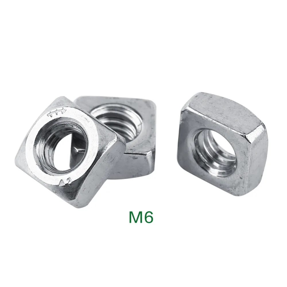 100 шт. M3 DIN557 гайки с метрической резьбой Нержавеющая сталь SS304 ...