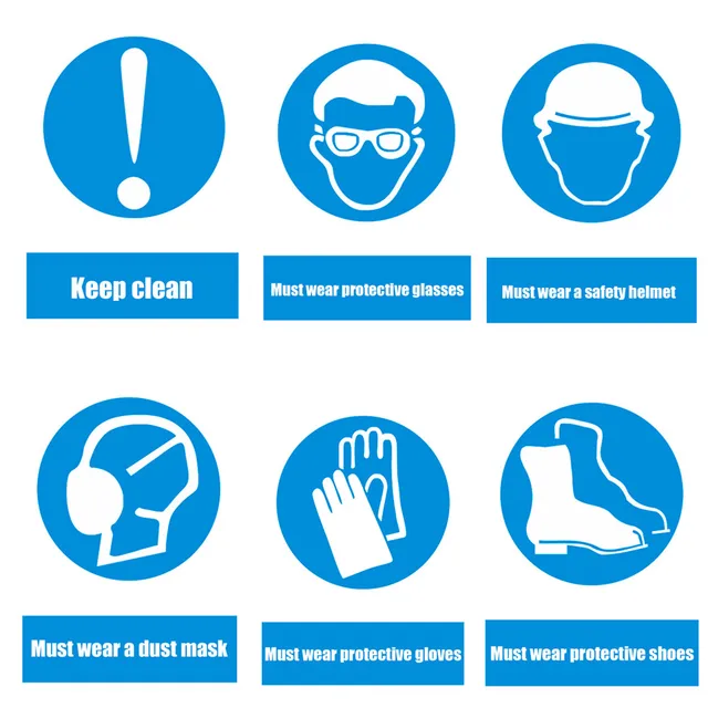 Wear Safety Helmet Sign