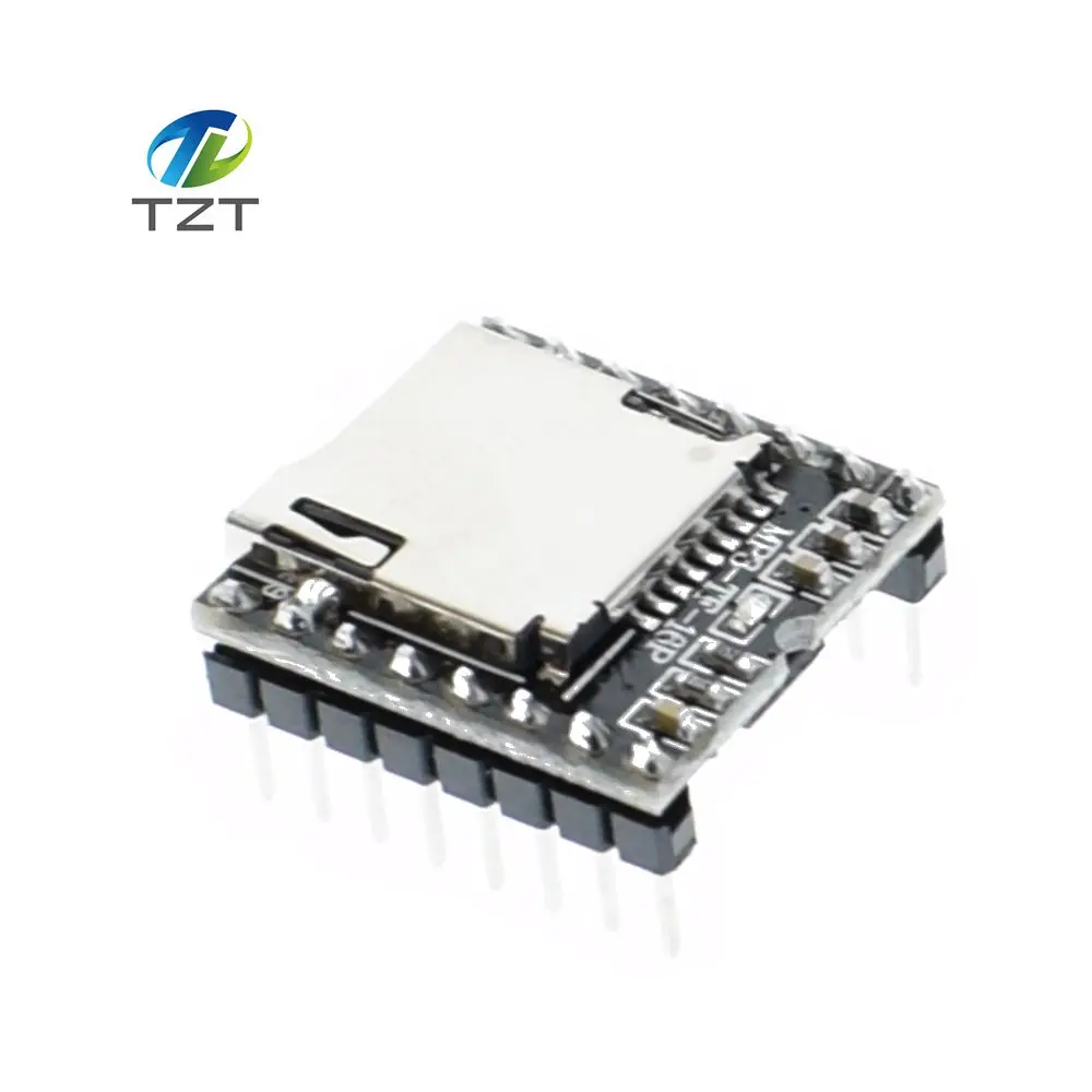 5pcs Mini Mp3 Player Module With Simplified Output Speaker Mp3 Tf 16p Watch Peltier Pcb 