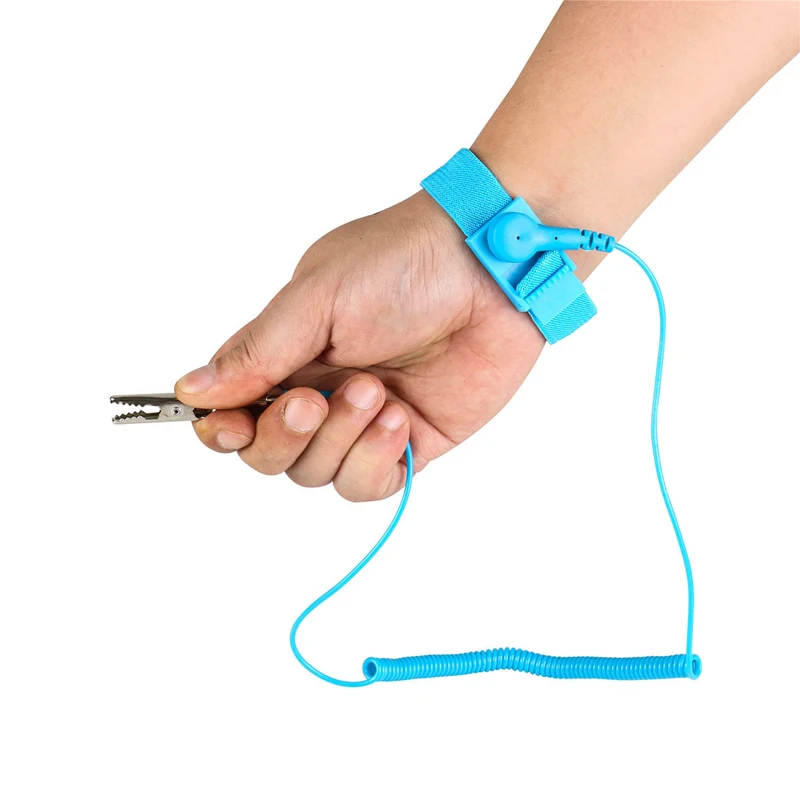 Grounding Or Earthing Person Sitting At Work Bench With, 43% OFF