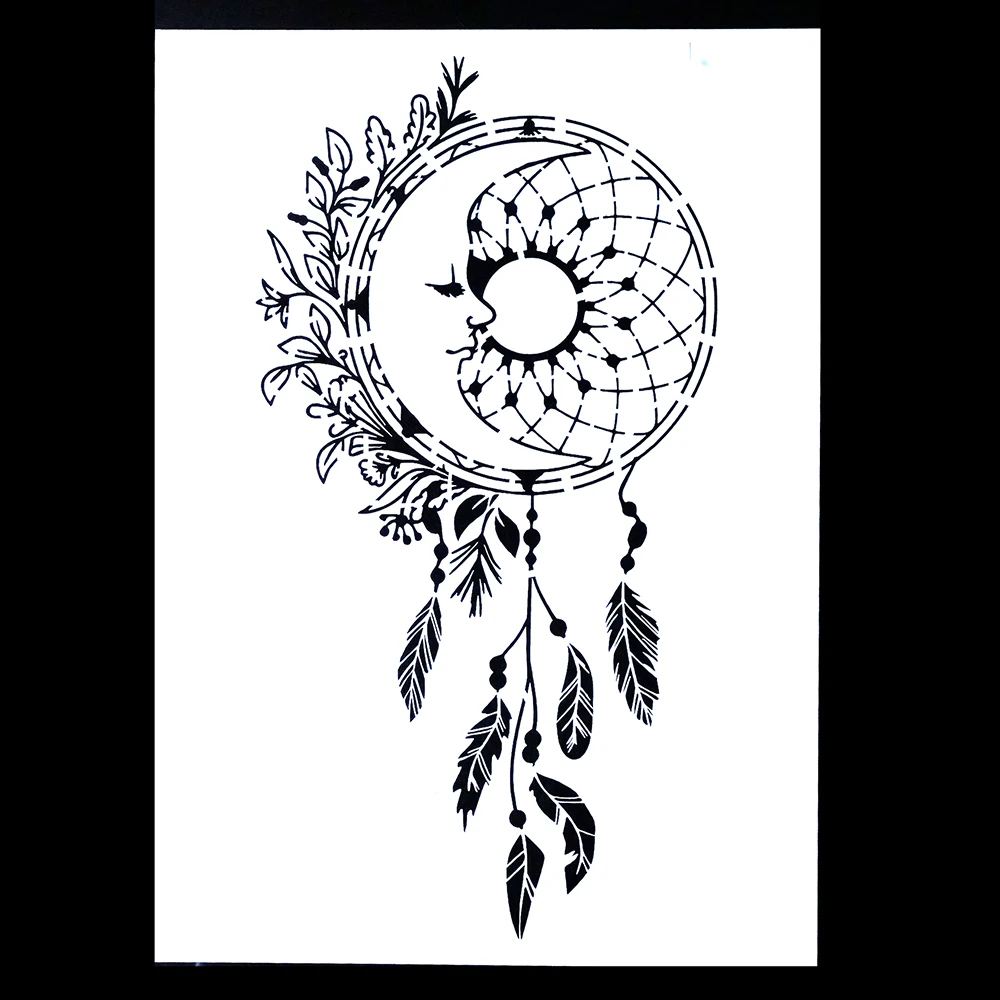 Easy Dreamcatcher Stencil