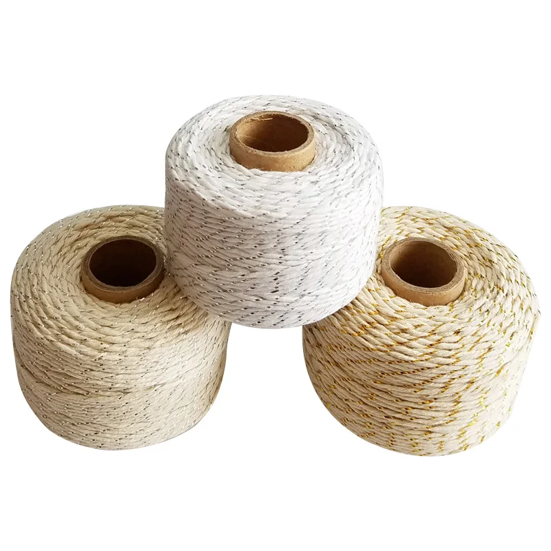 Rollo de cuerdas de macramé para decoración de bodas, 100% algodón ...