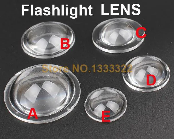 D Type 23mm X 8mm Flashlight Convex Lens Pmma Optical Lens For ...