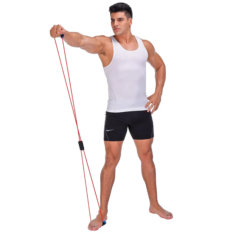 Elastic Tension Rope Yoga Sports Resistance Band Exercise Tubes Rubber ...