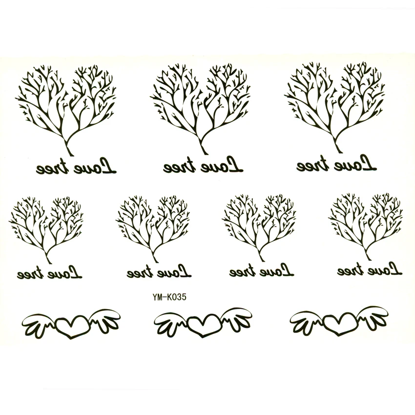 Heart Shaped Tree Tattoo