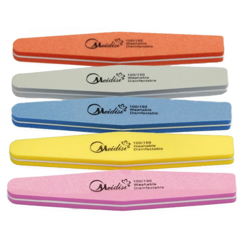 10 unids/pack MeiDiSi lijado Lima Buffer bloque manicura herramienta ...