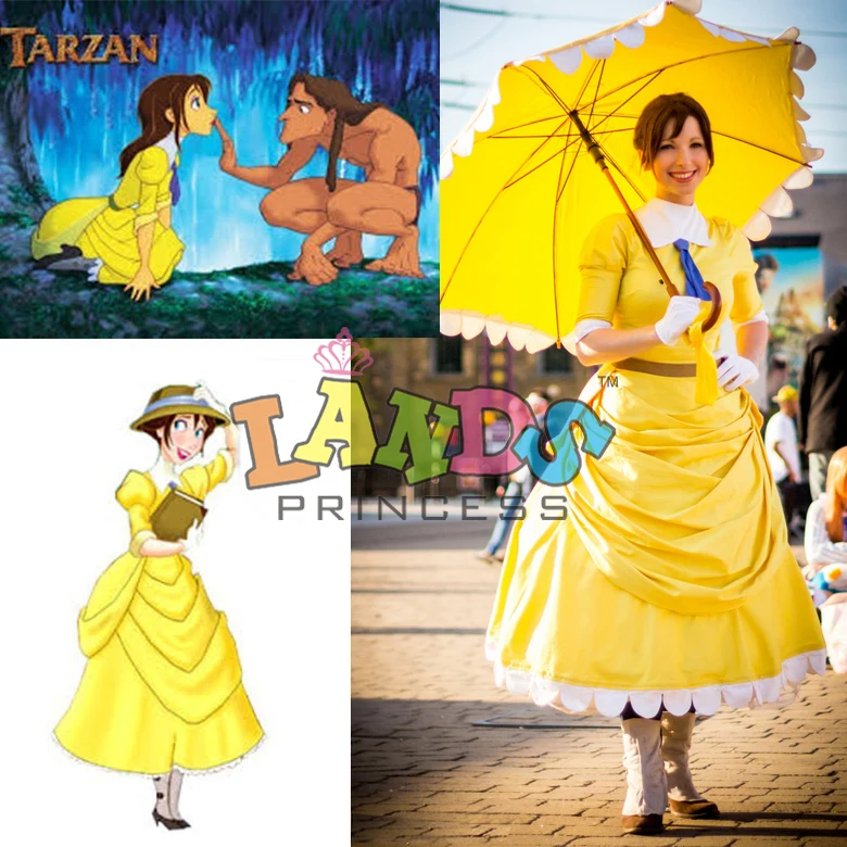 Tarzan Costume Jane Dress Includes The Dress And Gloves Customized ...