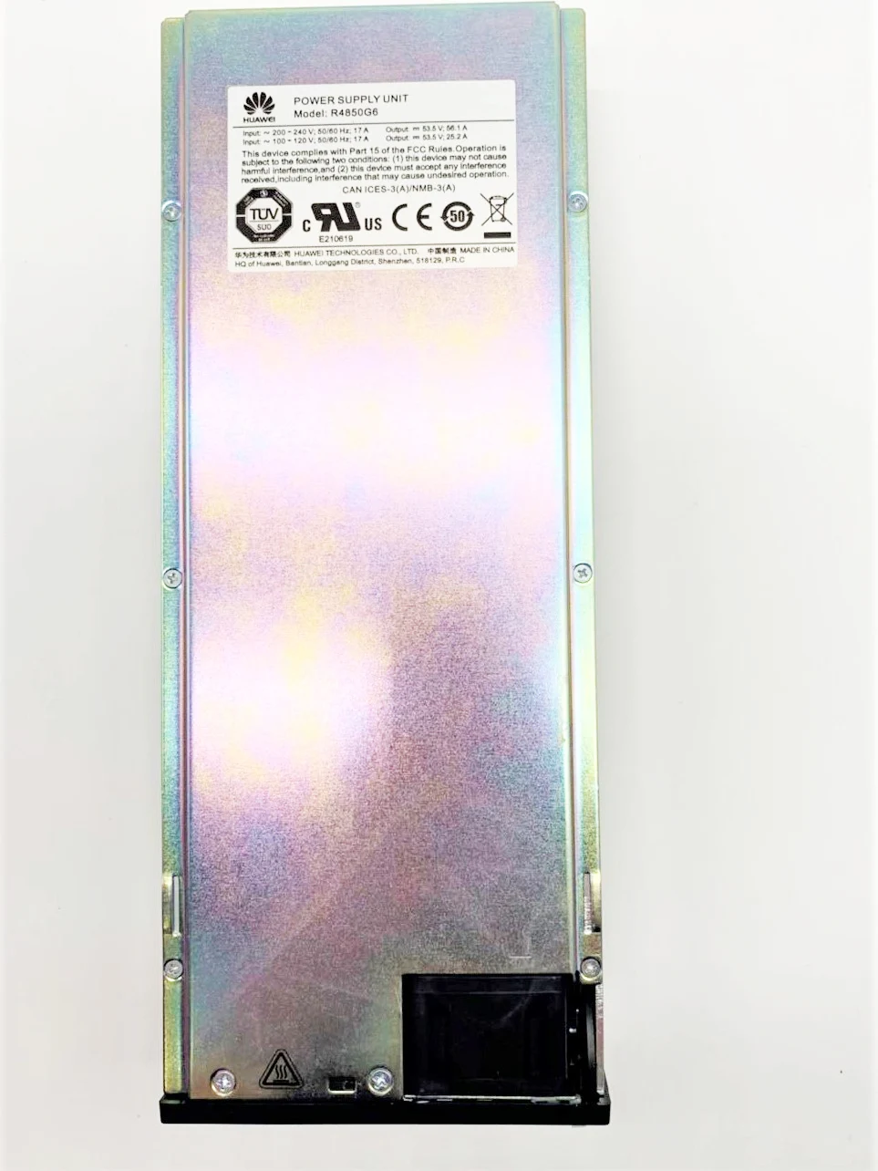 R4850 NEW POWER SUPPLY R4850G6 1U 3000W High Efficiency Rectifier for ...