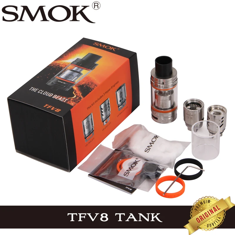 Original Smok TFV8 Cloud Beast Sub Ohm Tank 5.5ML/6MLTop filling ...