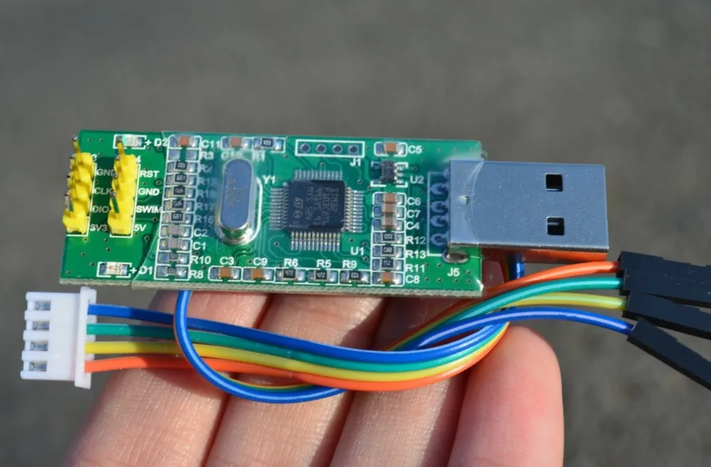 1pc St Link V2 Stm8 Stm32 Emulator Programmer Stlink Downloader