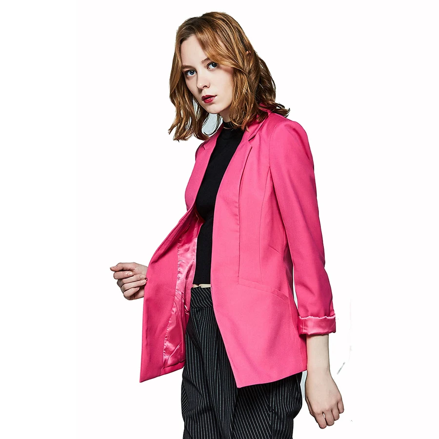 Winter Long Jacket Woman Office Blazers Runway Blazer Feminino Women ...