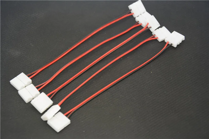 10pcs-lot-8mm-2pin-connectable-For-2835-3528-single-color-LED-strip-LED ...