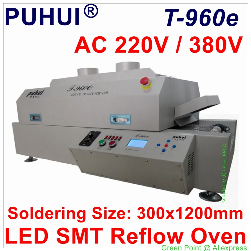 Puhui T-960e Infrared Reflow Oven Channel Bga Smd Smt Rework Sation ...
