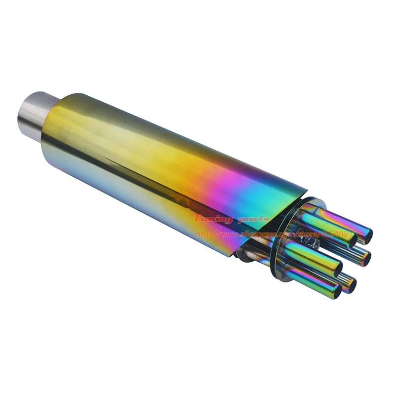 New Arrival Spinning End Pipe Universal Modified Car Spinning Exhaust ...