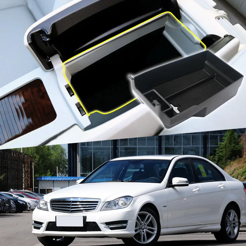 Accessories Interior Central Storage Armrest Container Pocket Organizer ...