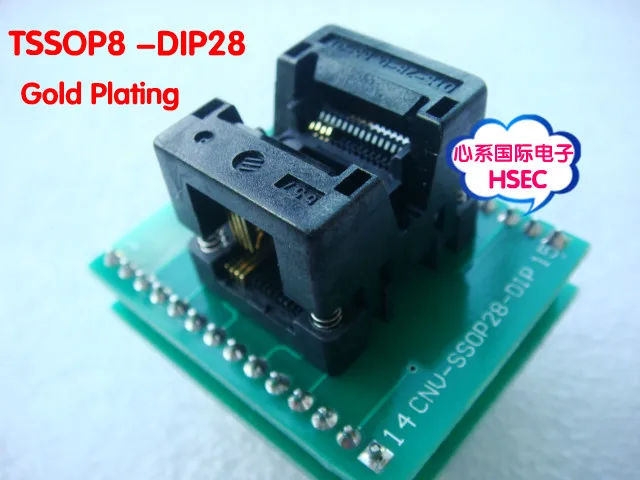 Free Shipping Original Gold Plating SSOP8 TSSOP8 TURN DIP28 IC Test ...
