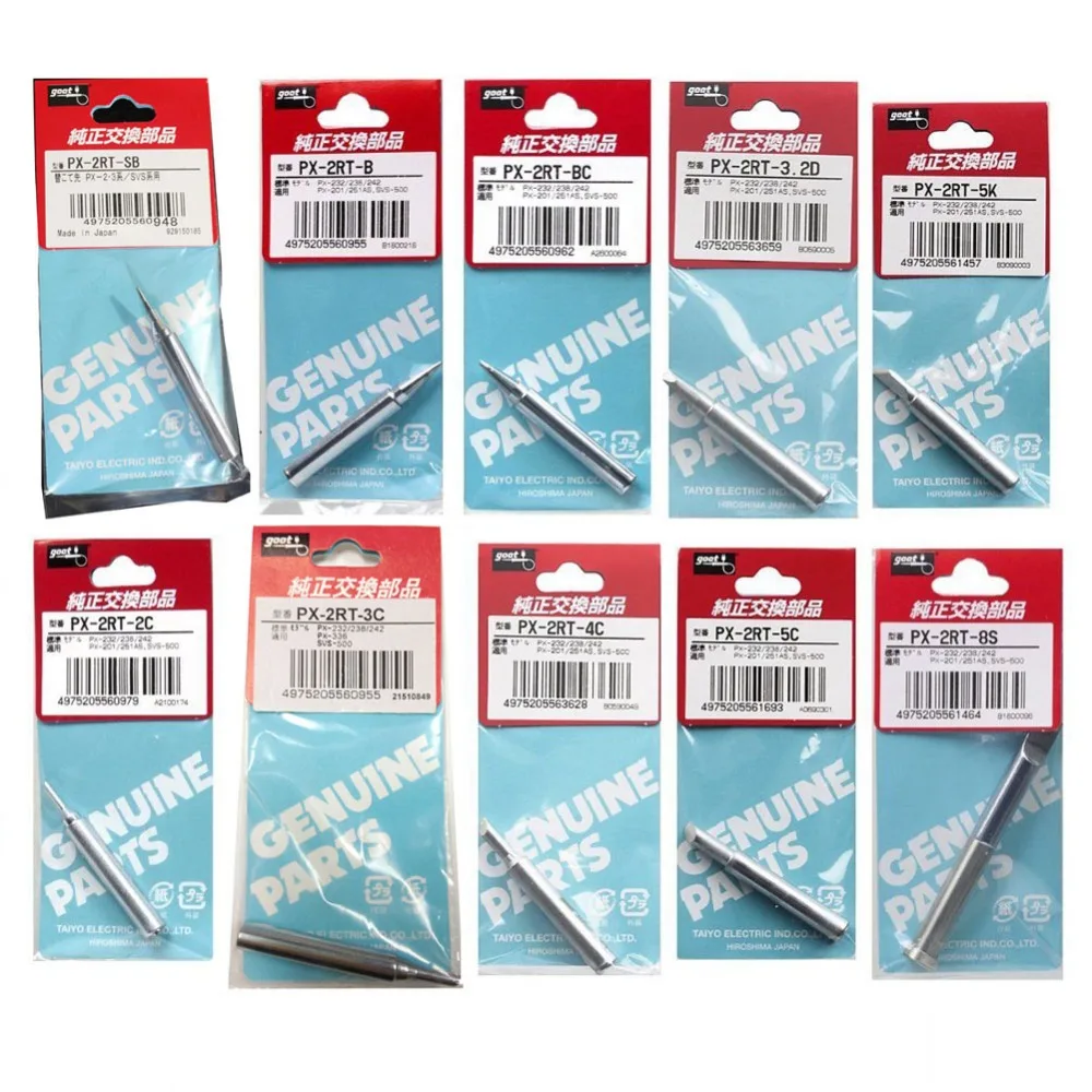Original Japan GOOT PX-2RT Welding Tips for PX-201 PX-232 PX-238 PX-242 ...