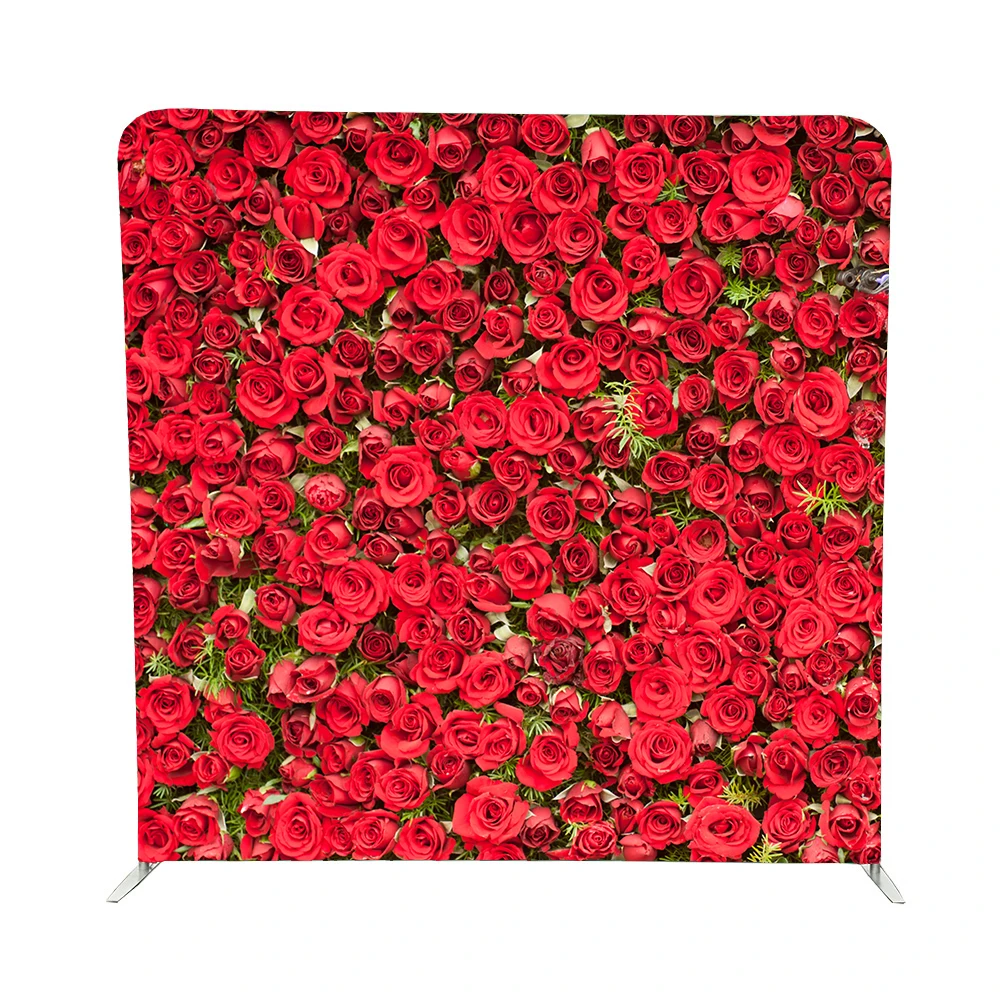 Red Roses Print Wedding Photo Booth Backdrop Photobooth Photography ...
