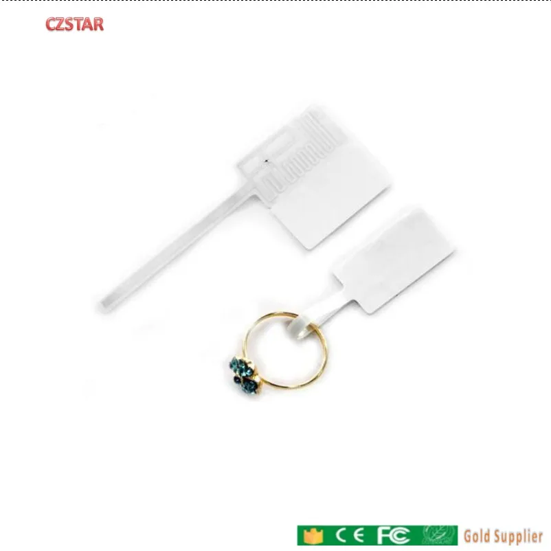 Anti-theft Uhf Rfid Jewelry Tag Paper Adhesive Store Security ...