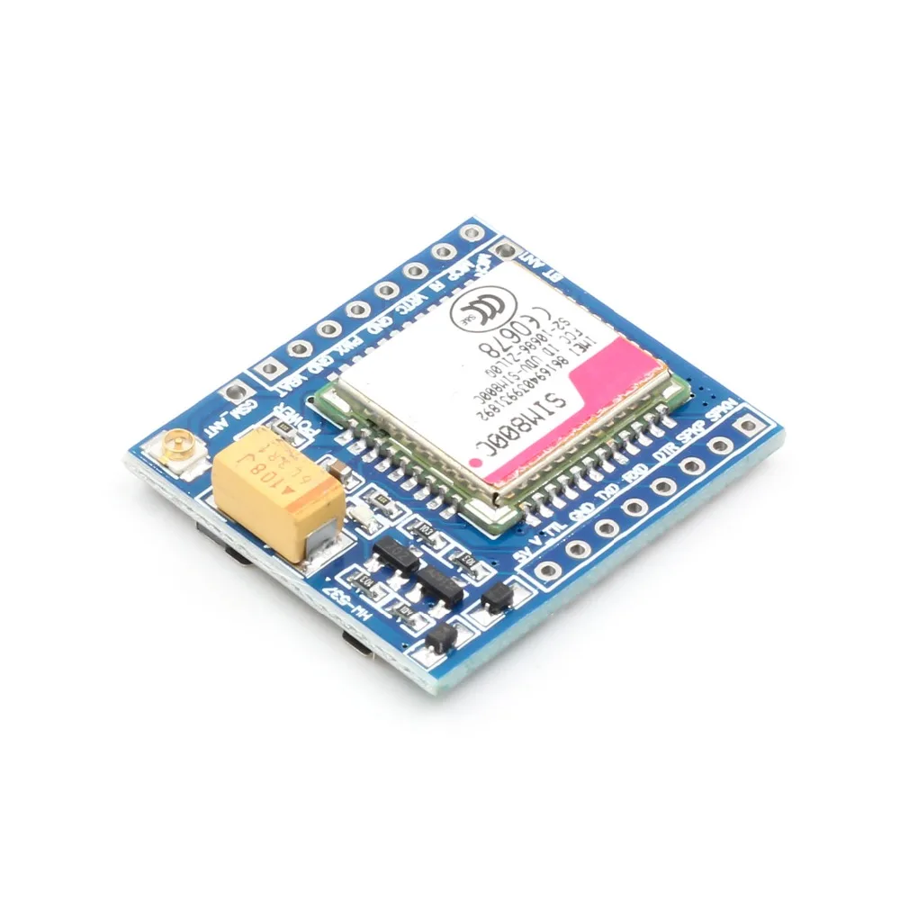 Arsmundi SIM800C GSM GPRS Module 5V/3.3V TTL Development Board IPEX ...