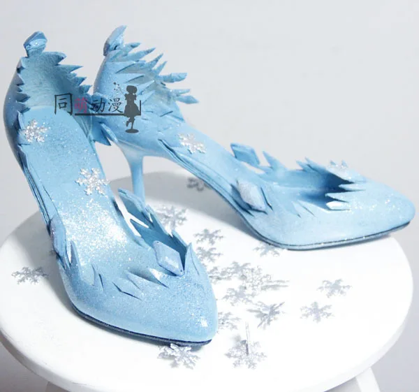 Elsa Shoes Princess Shoes Elsa Cosplay Shoes-in Women's Pumps from ...