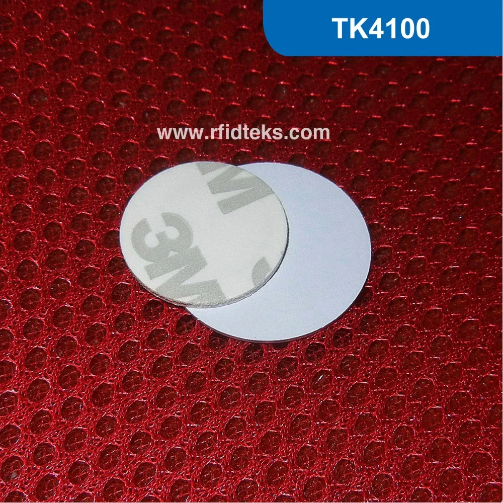 Dia 25mm RFID Tag for access control, RFID PVC Coin tag with 3M sticker ...