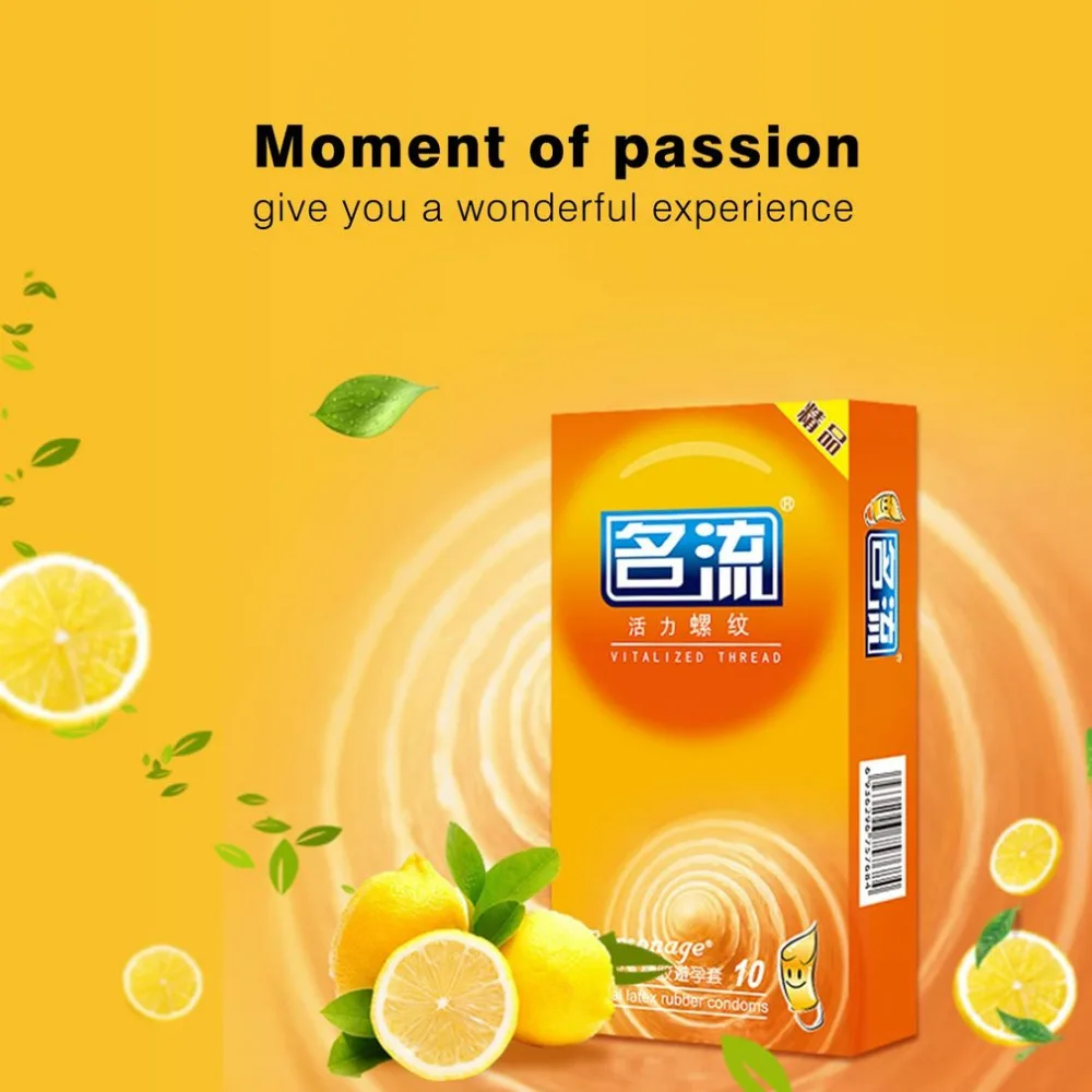 30 Pcs (3 boxes) Natural Latex Condoms Vitalized Thread Strong ...