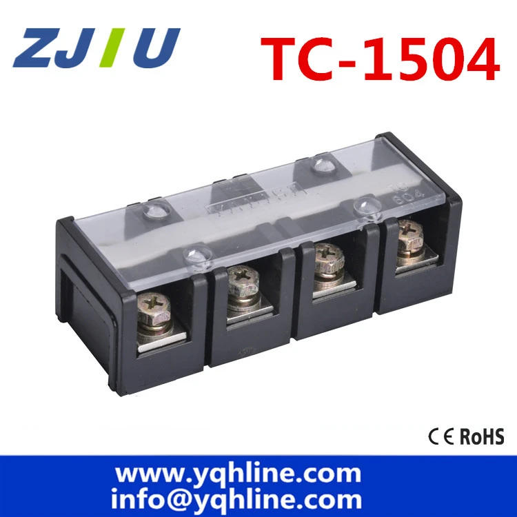 Tc-1504 Fixed Terminal Block 600v 150a 4p Large Current Terminal Blocks Universal Covered ...