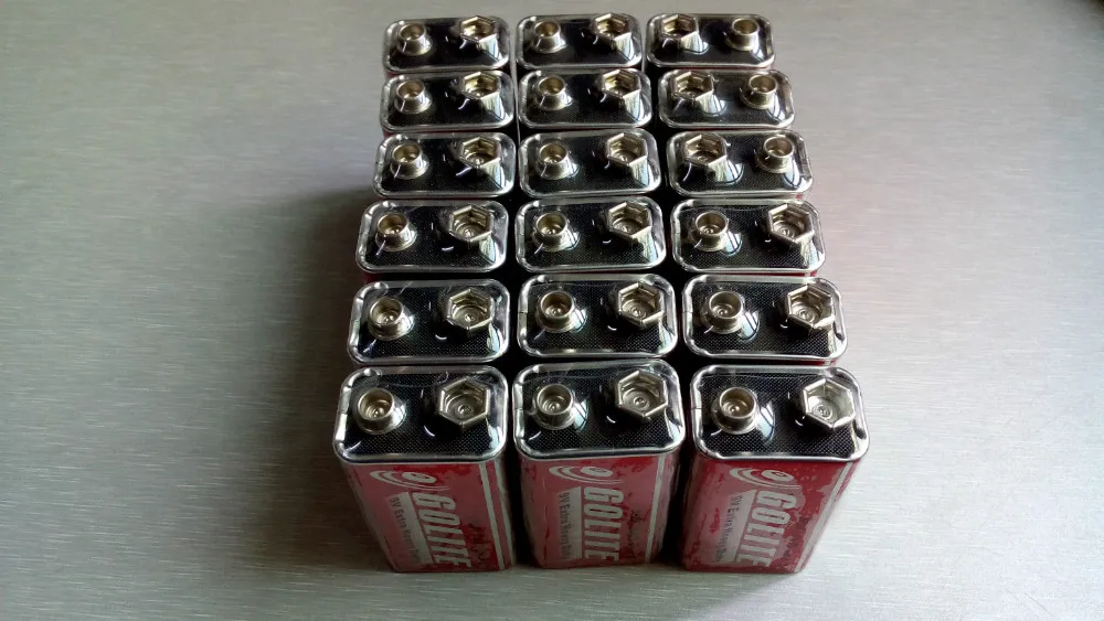 (2pcs/lot) 6f22 Batteries Golite 9v Battery 216st 006p 1604s Wholesale ...