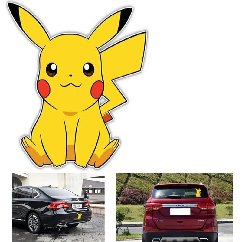 3 DESIGNS POKEMON GO PIKACHU VINYL STICKER CAR DECAL WINDOW MURAL DECOR ...