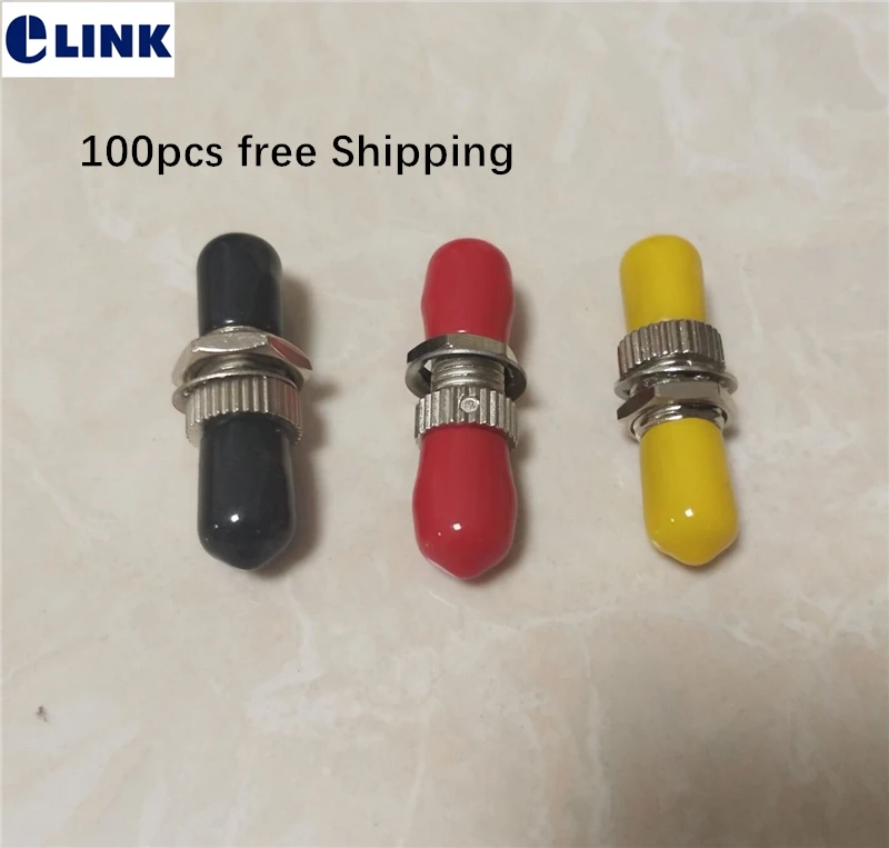 100pcs St To St Fiber Coupler Simplex Singlemode Multimode Apc Upc Pc ...