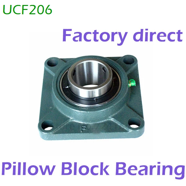 30mm diameter UCFU206 UCF206 Pillow Block Bearing Insert bearing and ...