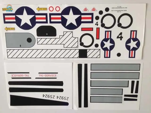 Decal for Unique XC142 Model RC Aircraft|decals honda|decals freedecal ...