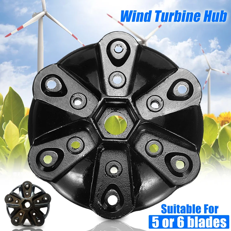 5/6 Vanes Blades S/M Wind Turbines Hub Generator Thick Wheel Hub ...