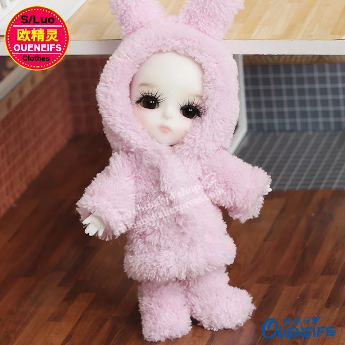 1/12 BJD SD Doll Clothes Fashion Dolls Sweater with A Cap For girl and ...