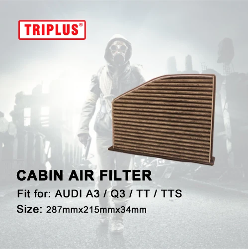 Cabin Air Filter for AUDI A3 / Q3 / TT / TTS / TTRS 1pc, Activated High ...