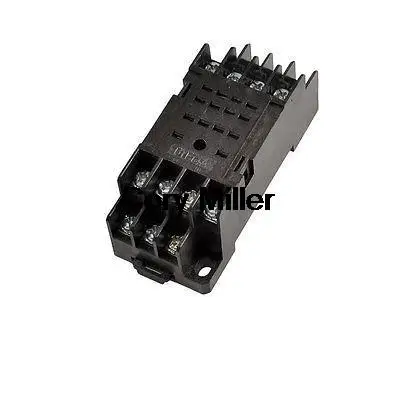 Power Relay 14 Pin Plug Socket Base Stand Holder DYF14A 250VAC 5A ...