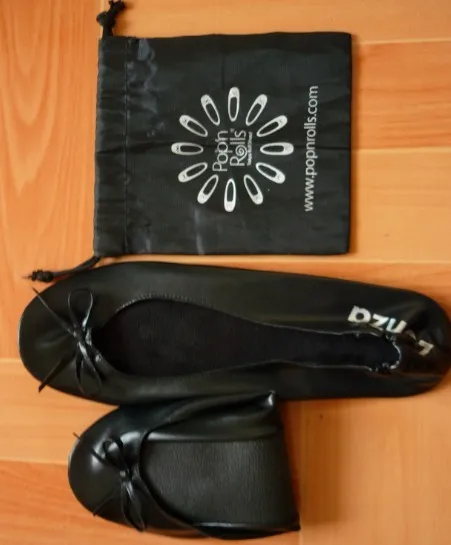 ACTOS Skin Shoes foldable woman dance shoe pump for dancing wedding ...