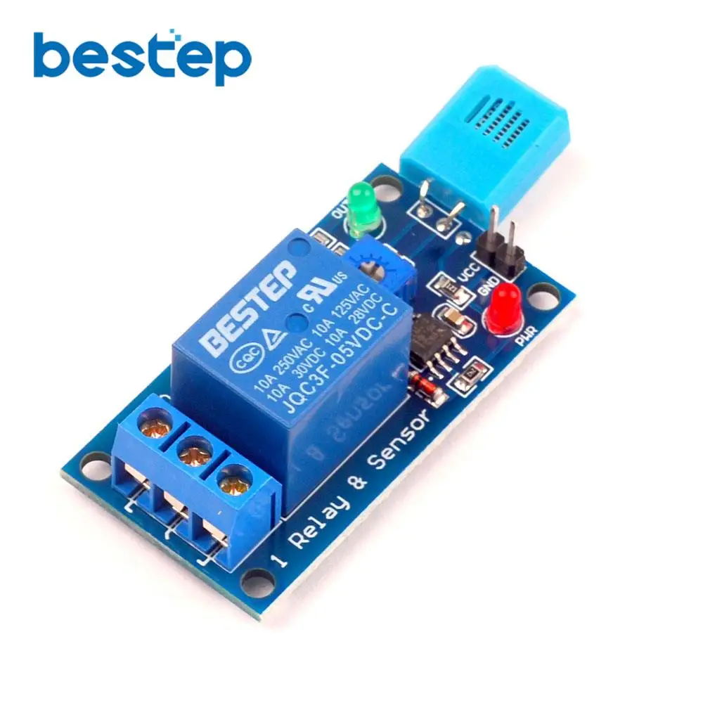 5V Humidity Switch Sensor Relay Module Sensitive Humidity Controller ...