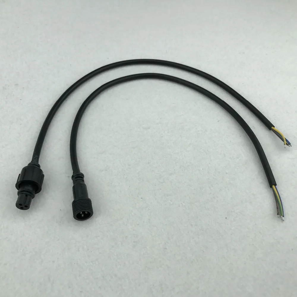 xConnect 3 Core BLACK Waterproof pigtail,50cm long each;male and female ...