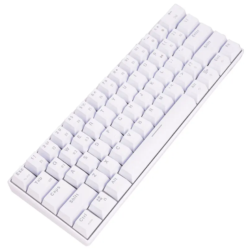 RK MINI 60% mechanical keyboard mx switch bluetooth gaming keyboard ABS ...