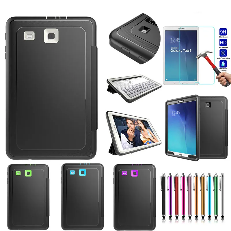 Pu Leather Shockproof Case Tablet For Samsung Galaxy Tab E 9.6" SM T560 ...