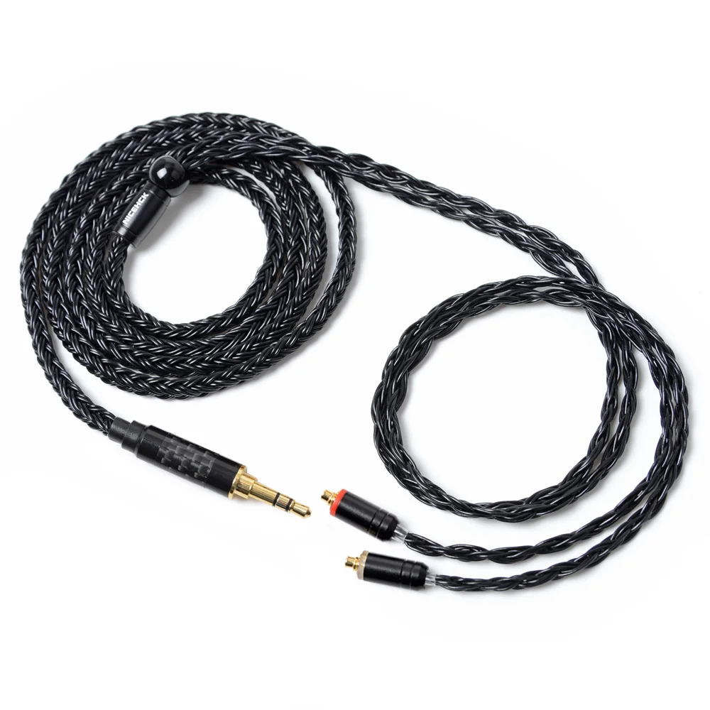 Buy Online NICEHCK 16 Core Silver Plated Cable 3.5/2.5/4.4mm Plug MMCX ...