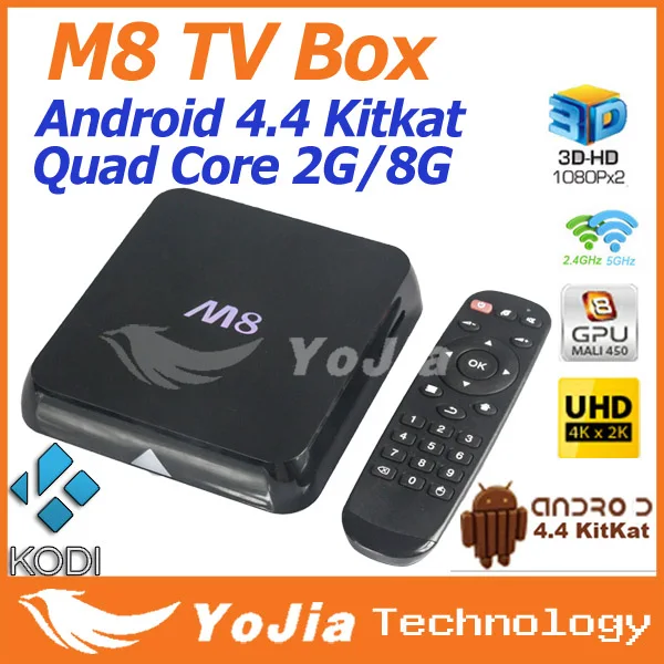 [Genuine]M8 Amlogic S802 Android TV Box M8N Quad Core 2G/8G Mali450 ...