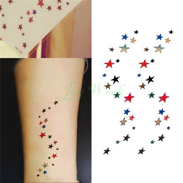 Star Tattoo Designs On Leg